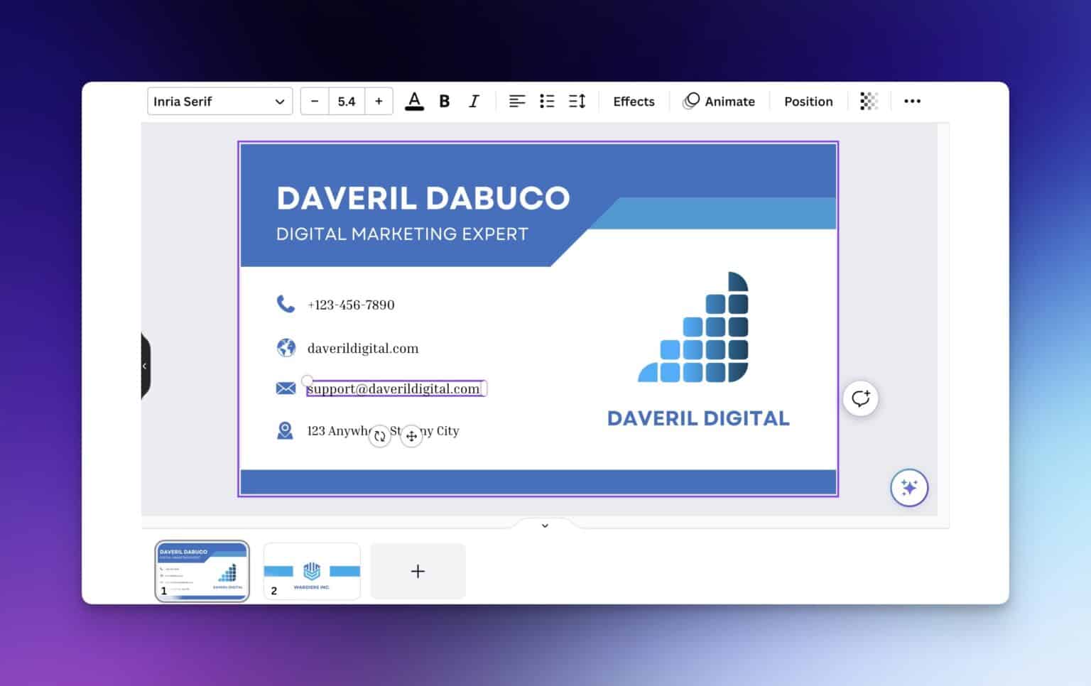 5 Easy Steps to Make Online Business Cards For FREE