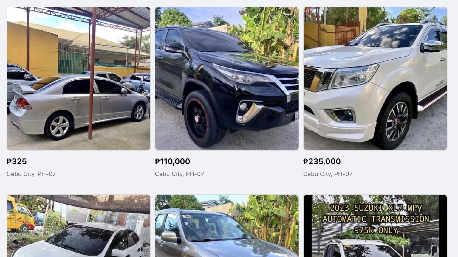 10 Second-Hand Cars for Sale Marketplaces in the Philippines